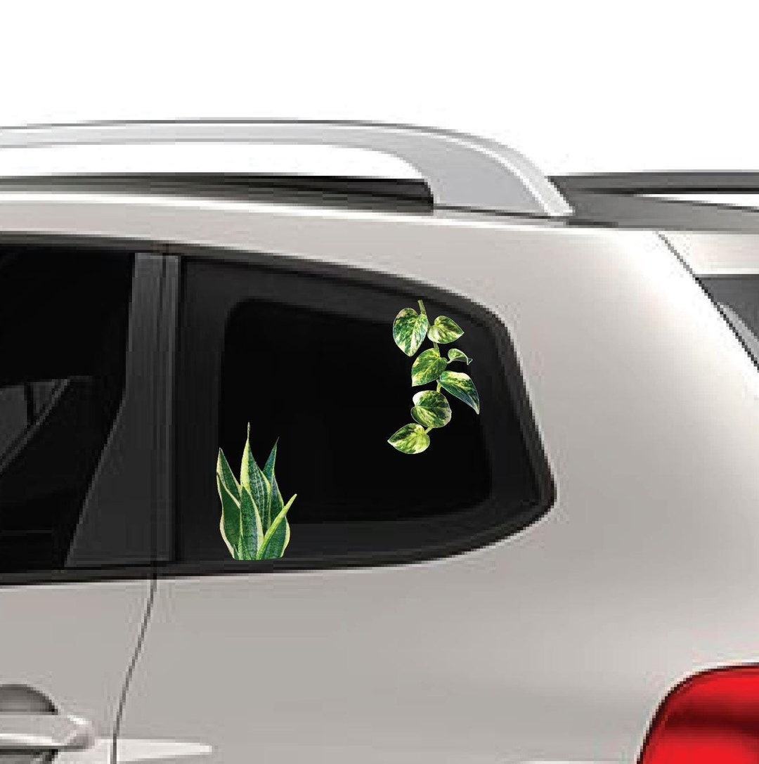 Plant Lover Car Decals, 2-pack, Gift for People Who Love Plants, Pathos ...