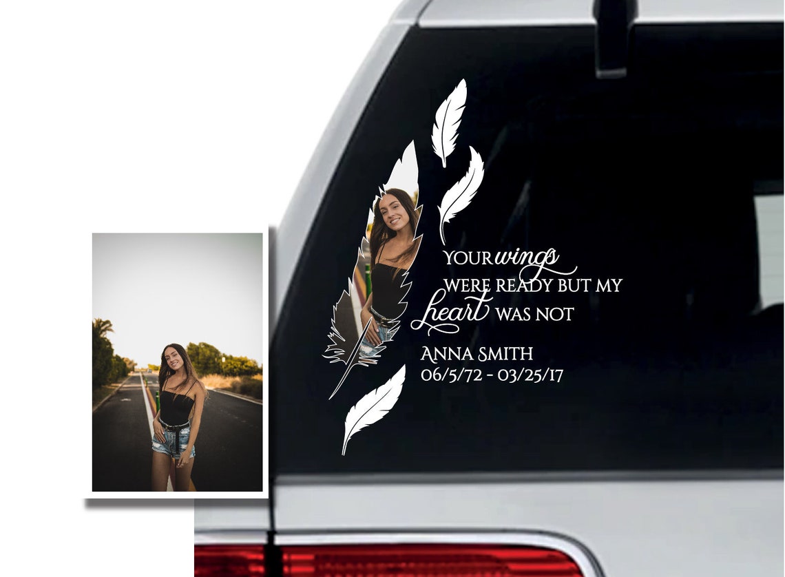 Rest in Peace Car Sticker RIP in Loving Memory Loss of Loved - Etsy