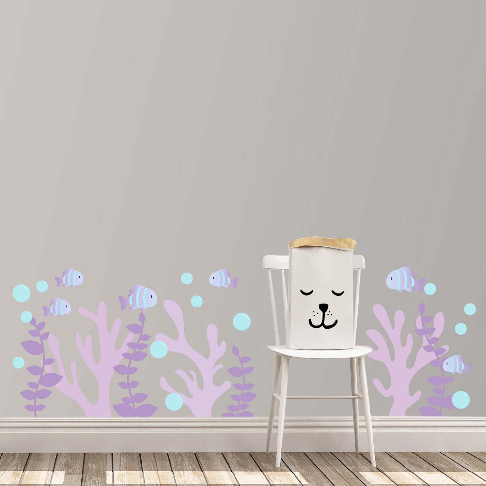 Under the Sea Fish Wall Decal Coral Reef Removable Reusable - Etsy