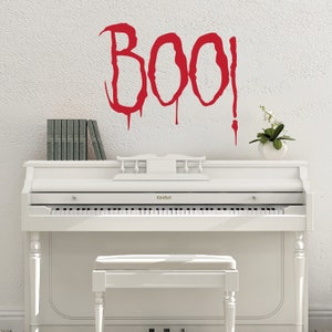 REDRUM Halloween Party Decoration Wall Decal Halloween Decor Creepy ...