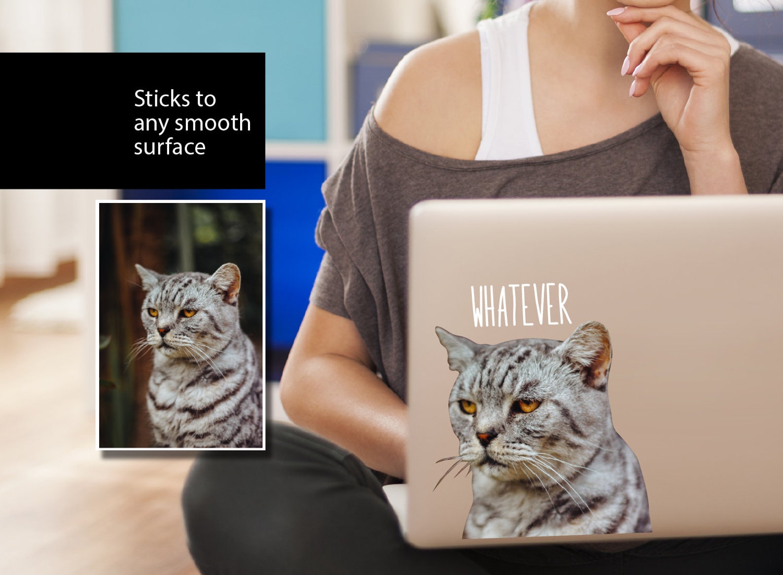 Custom Pet Sticker Die-cut Dog Decals for Car Cat Laptop - Etsy