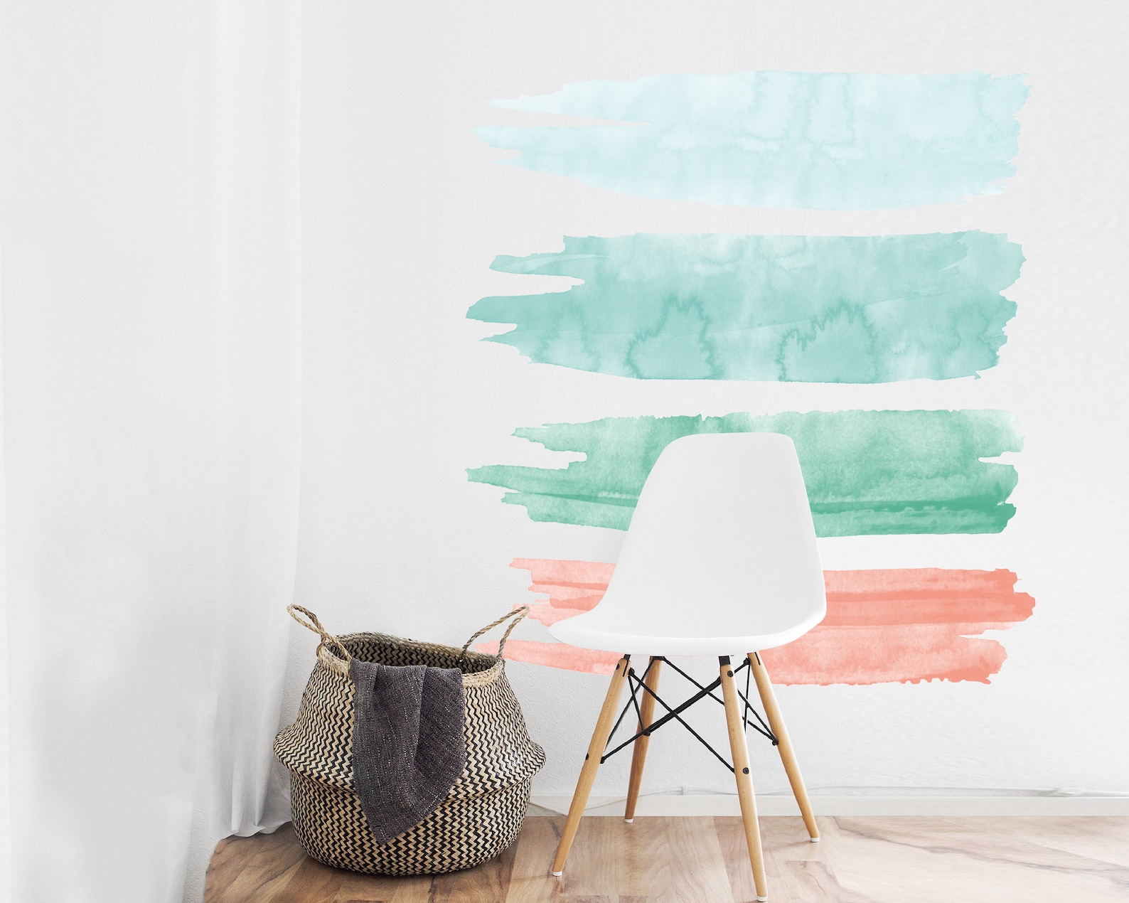 Removable Wall Decals Peel & Stick Reusable Stickers Blue - Etsy