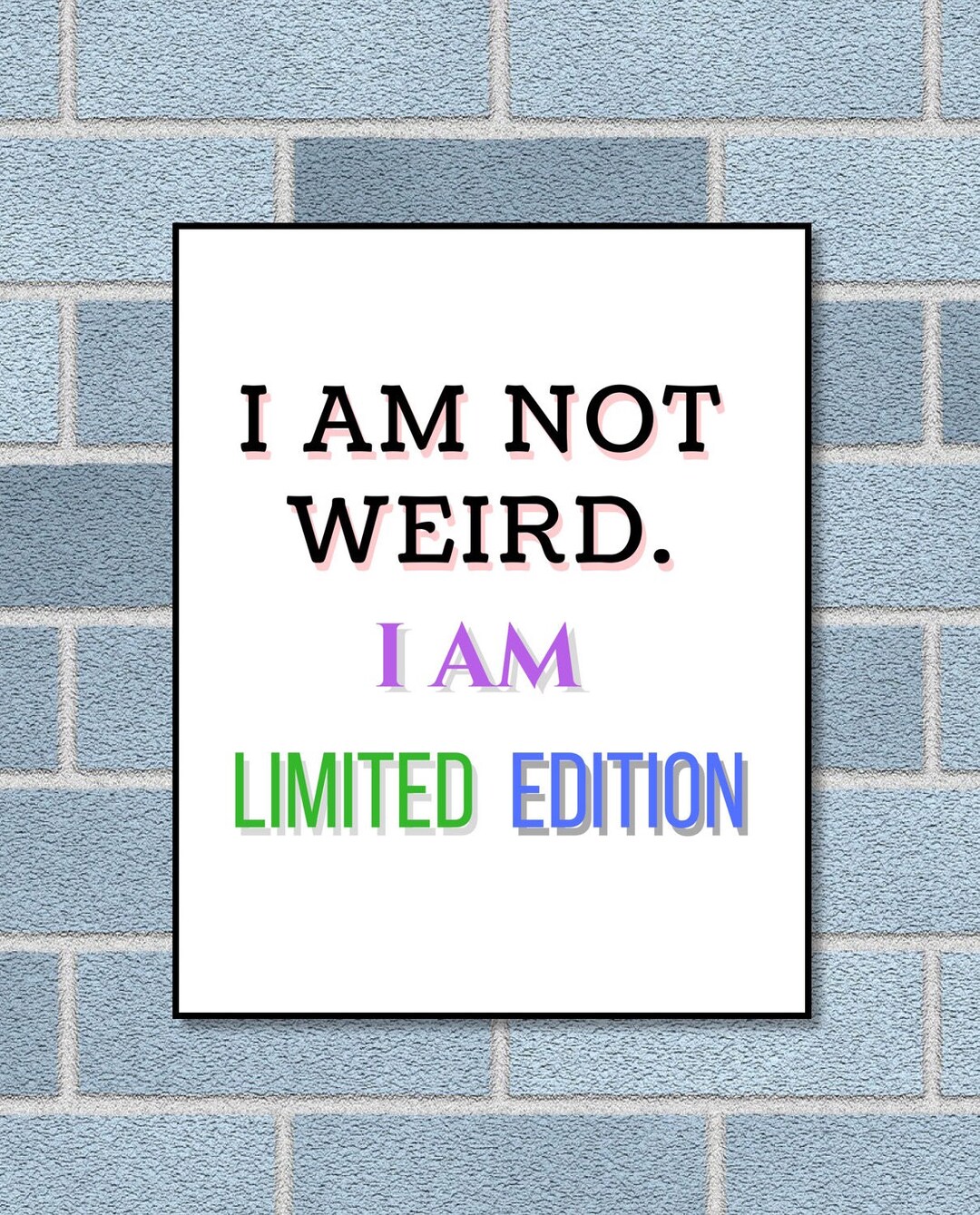 Funny Quote. Funny Typography Wall Art. Digital Download. Printable ...