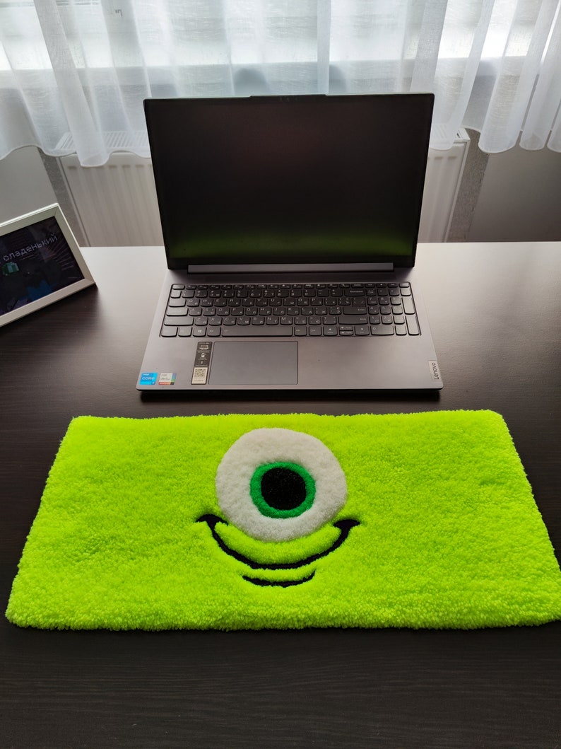 Keyboard Wrist Rest Rug, Tufted Mousepad, Soft Wrist Rest, Handmade ...