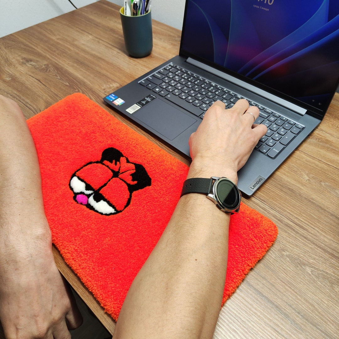 Кeyboard Rug, Wrist Rest, Aesthetic Computer Mat, Tufted Rug - Etsy