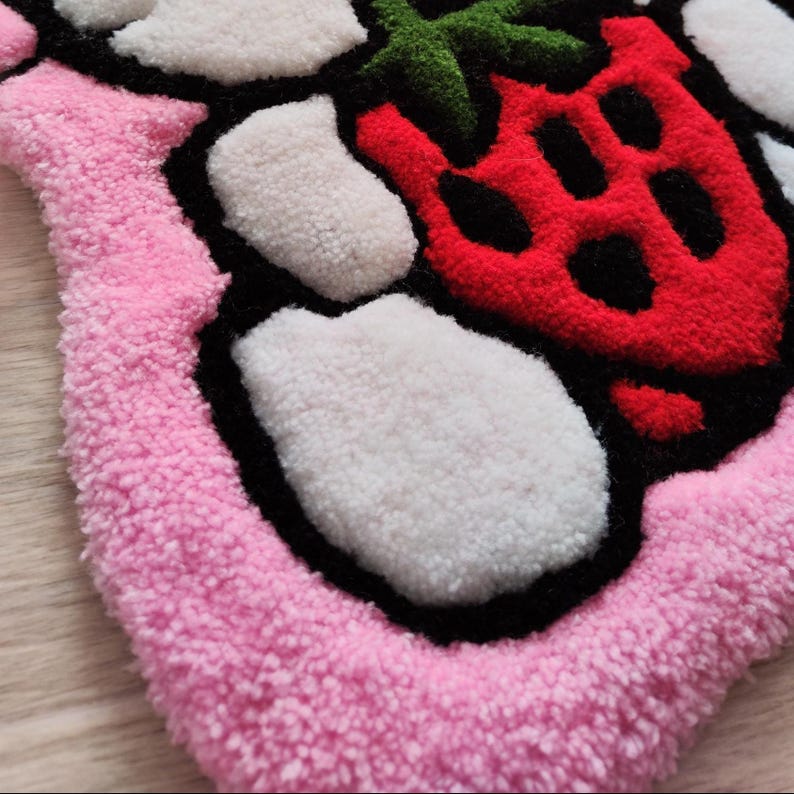 Hello Kitty Keyboard Wrist Rest Rug – Kawaii Pink Desk Pad for Gaming ...