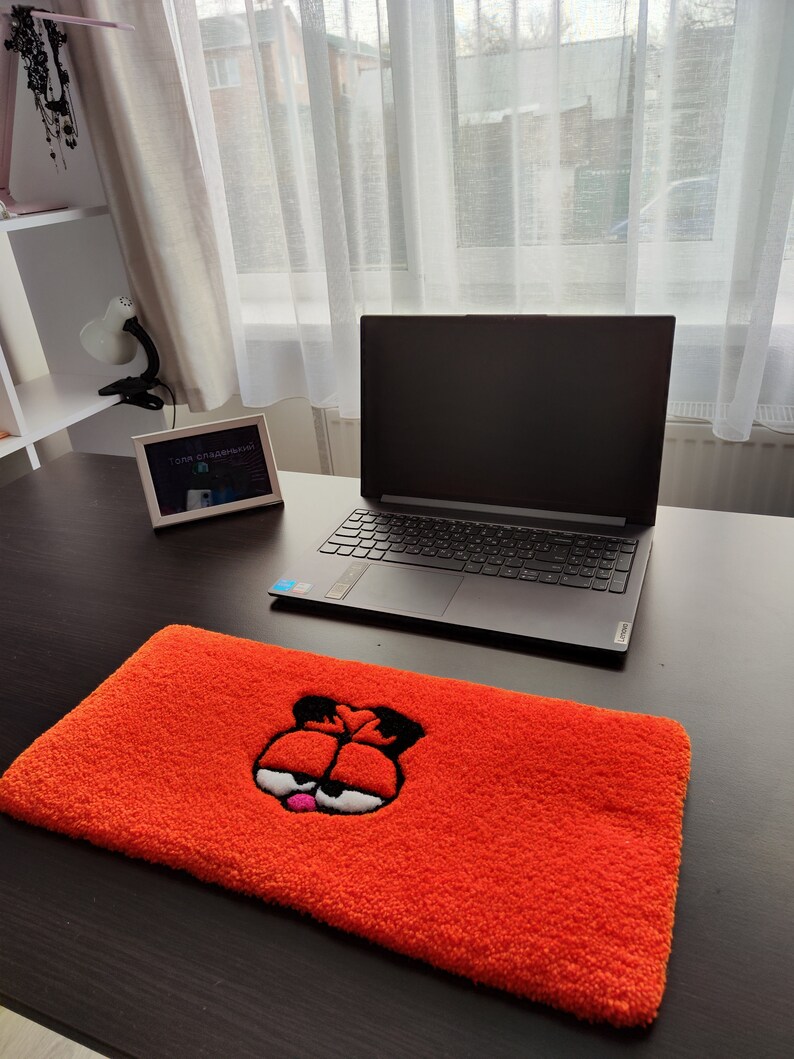 Кeyboard Rug, Wrist Rest, Aesthetic Computer Mat, Tufted Rug - Etsy