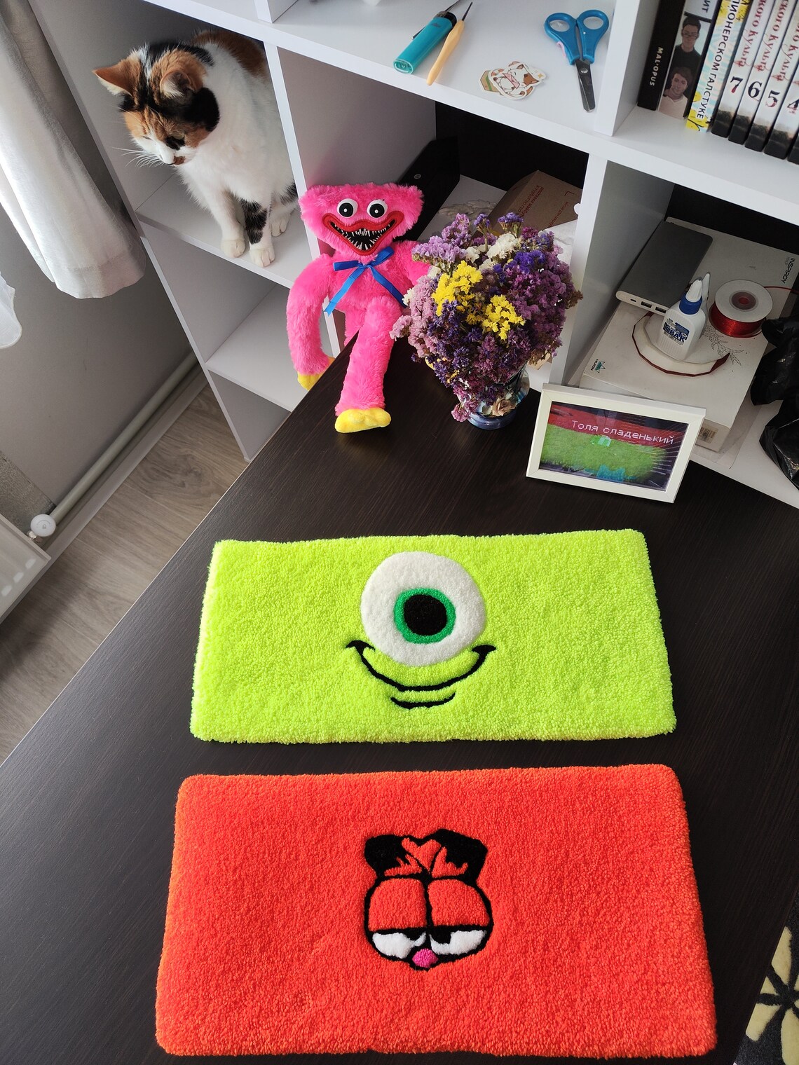 Кeyboard Rug, Wrist Rest, Aesthetic Computer Mat, Tufted Rug - Etsy