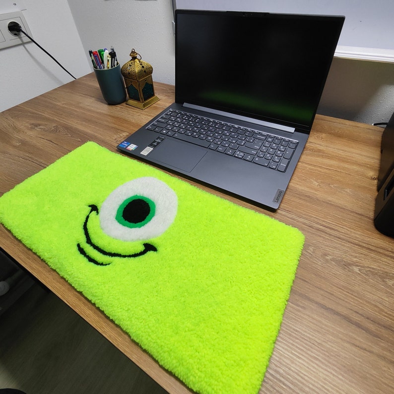 Keyboard Wrist Rest Rug, Tufted Mousepad, Soft Wrist Rest, Handmade ...