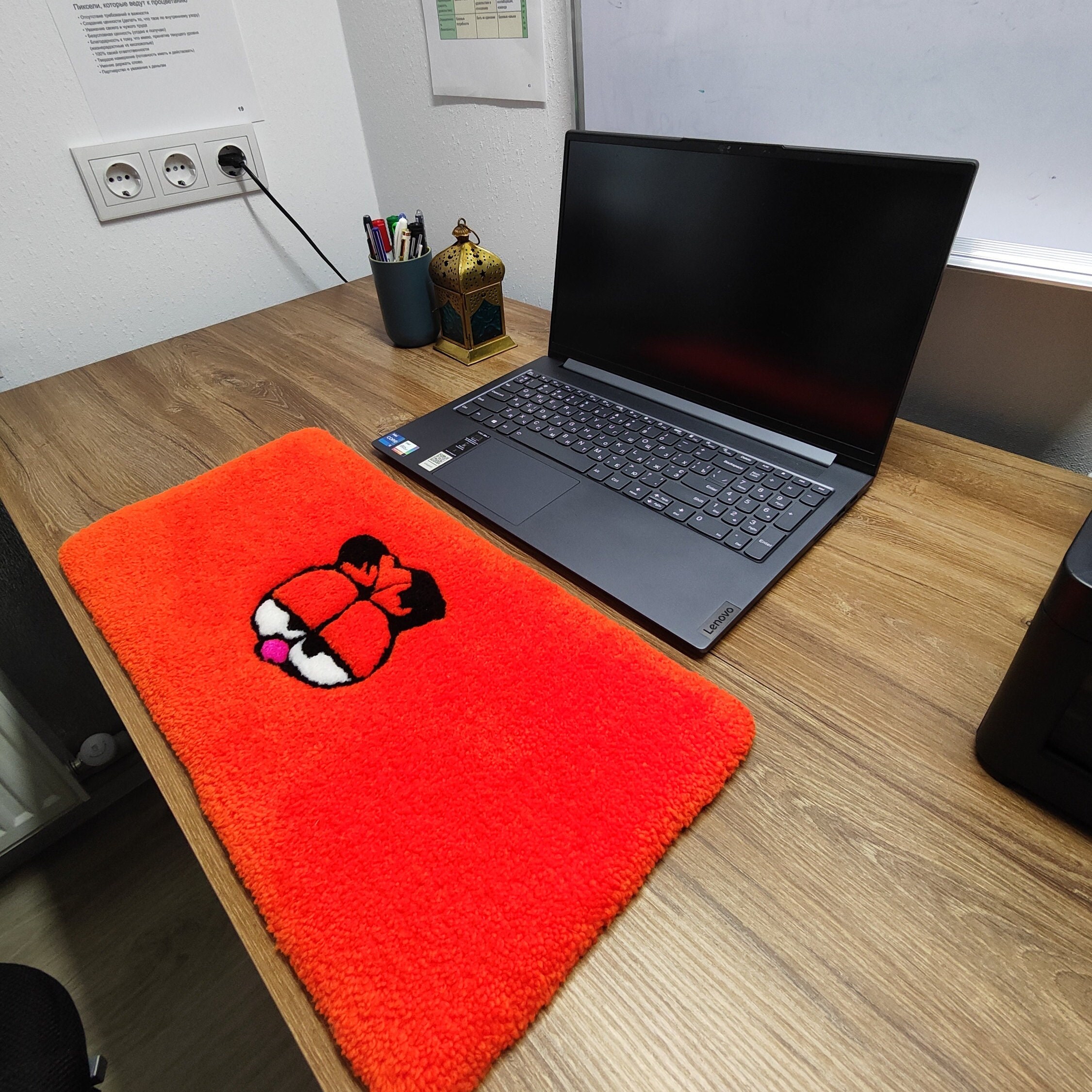 Кeyboard Rug, Wrist Rest, Aesthetic Computer Mat, Tufted Rug - Etsy