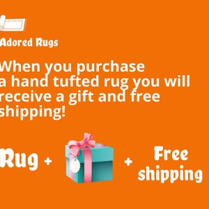 Tufted Rug, Computer Desktop Desk Accessory, Handmade Gifts for Friends ...