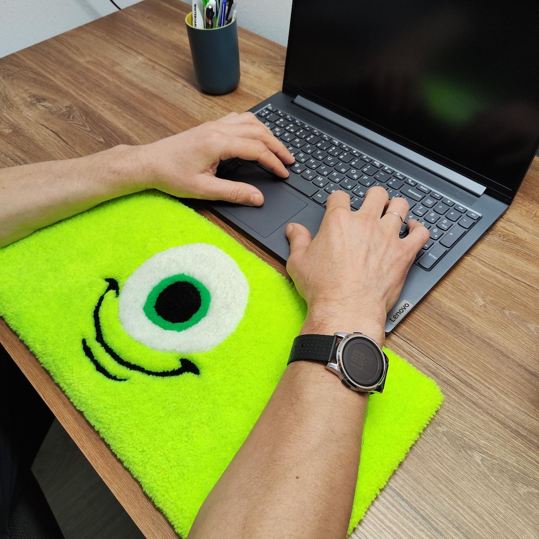 Cookie Monster Keyboard Rug, Wrist Rest, Кeyboard Wrist Rest, Furry ...