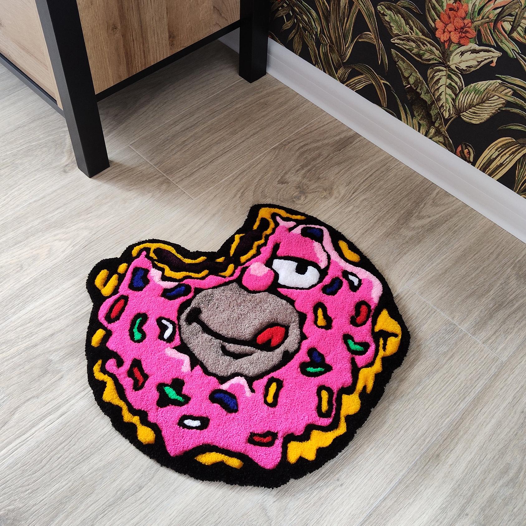 Tufted Rug, Computer Desktop Desk Accessory, Handmade Gifts for Friends ...