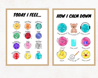 SPANISH Printable Calm Down Strategies Poster Calm Down - Etsy
