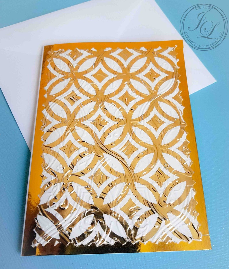 Gold Foil Greeting Card Collection - Etsy