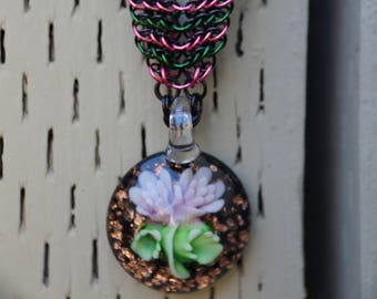 Chainmail flower | Etsy