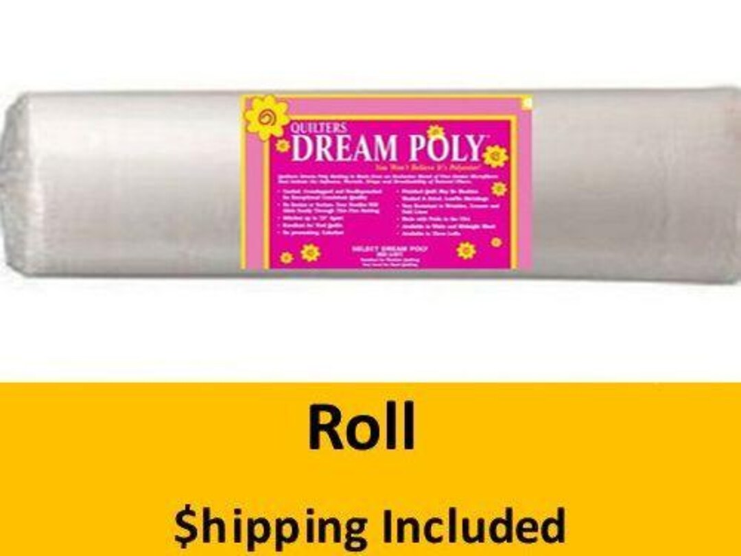 P4QR Dream Poly Select Batting (roll, Queen 93 in X 30 Yds) Shipping ...