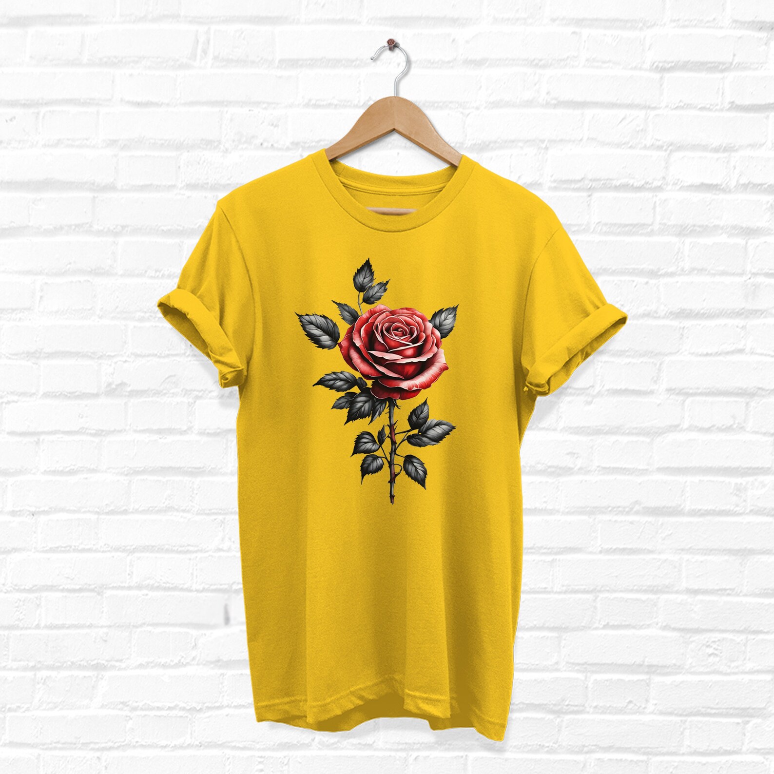 Red Rose Tshirt, Rose Shirt, Aesthetic Sweatshirt, Aesthetic Shirts ...