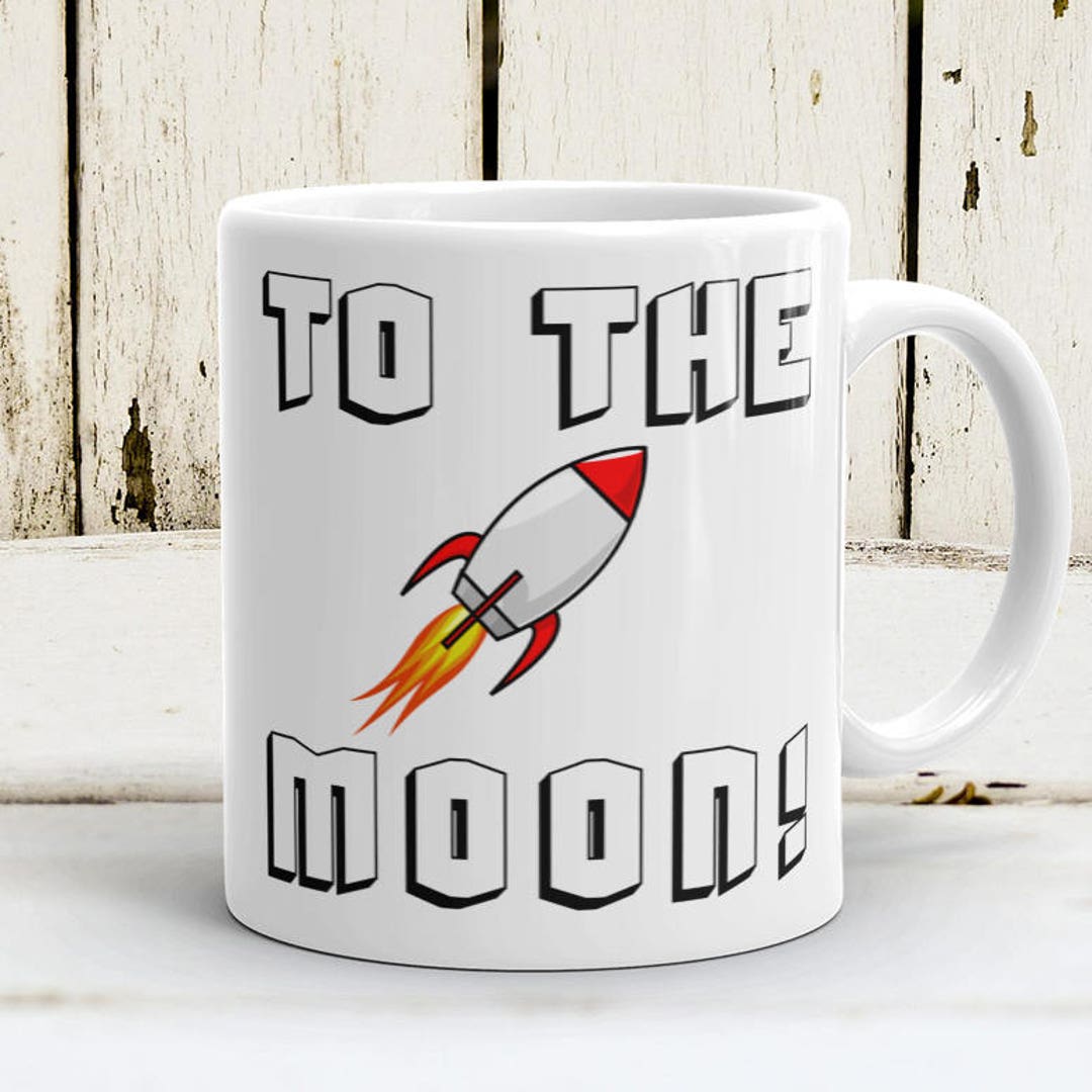 BTC Mug, to the Moon Mug, Bitcoin Mug, Cryptocurrency Gift, Bitcoin ...