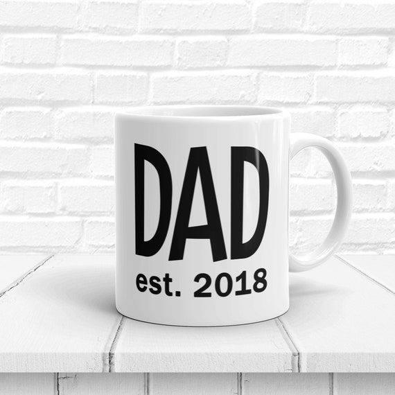 DAD Est 2020 Mug New Dad Mug New Dad Gifts Daddy | Etsy
