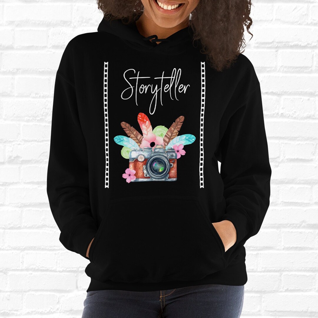 Photographer Hoodie, Storyteller Camera Hoodie, Photography Shirt ...