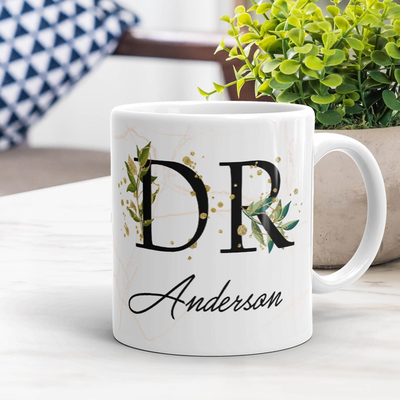 Personalized Doctor Mug, Doctor Gift, DR Custom Name Mug, Doctor ...