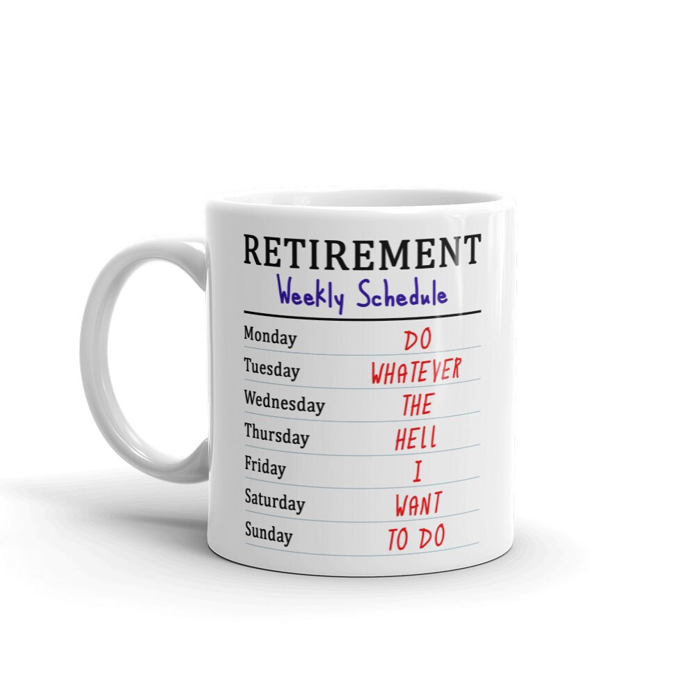Retirement Mug Funny Retirement Gift Idea, Retirement Gifts for Women ...