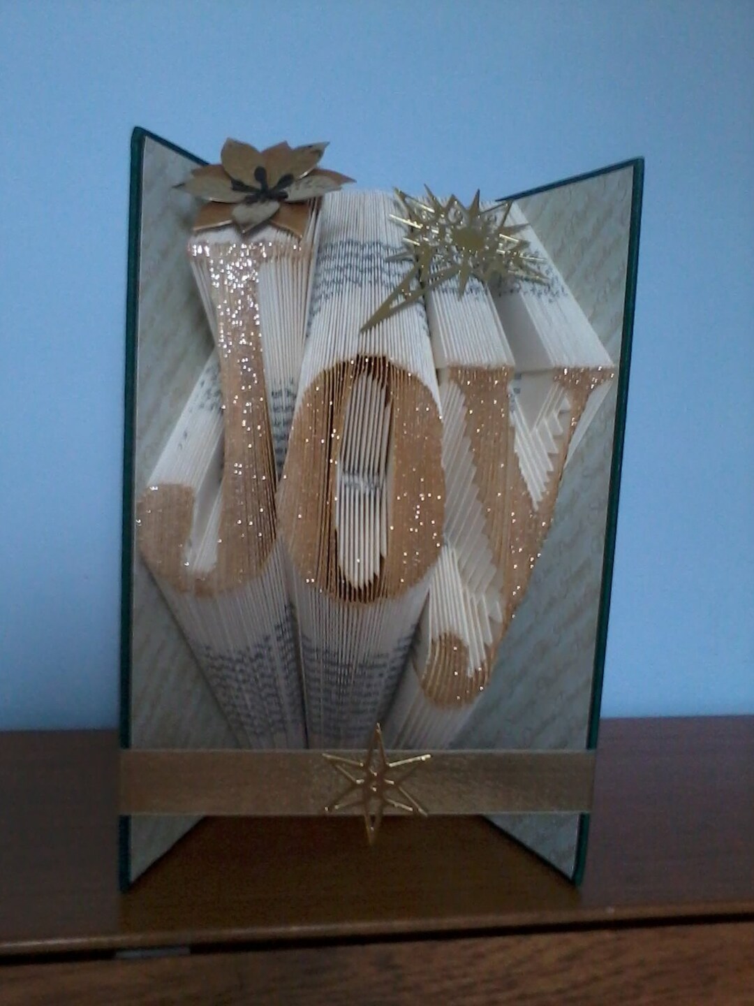 Christmas Joy Book Sculpture Gift. - Etsy