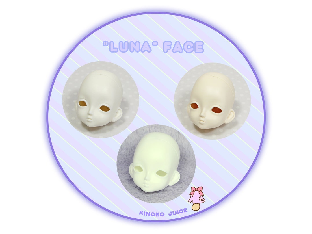 LUNA / Head (face) / KINOKO JUICE Original Doll - Etsy