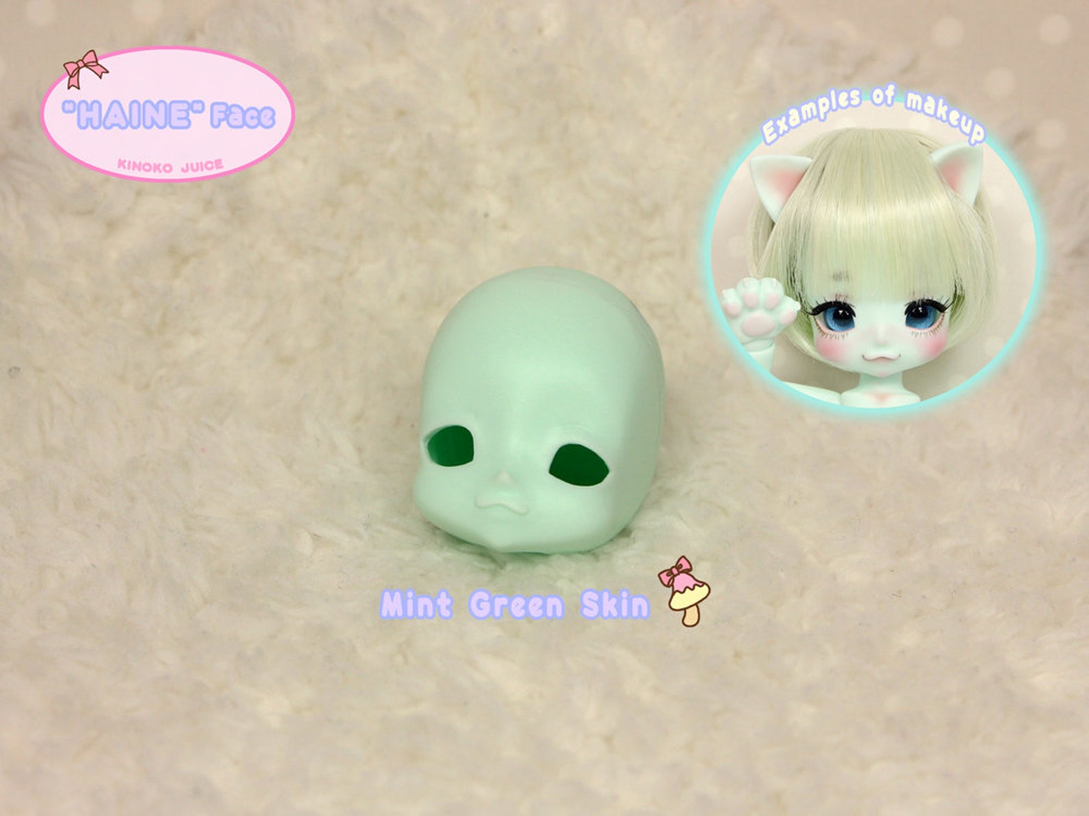 HAINE / Head Face / KINOKO JUICE Original Doll | Etsy