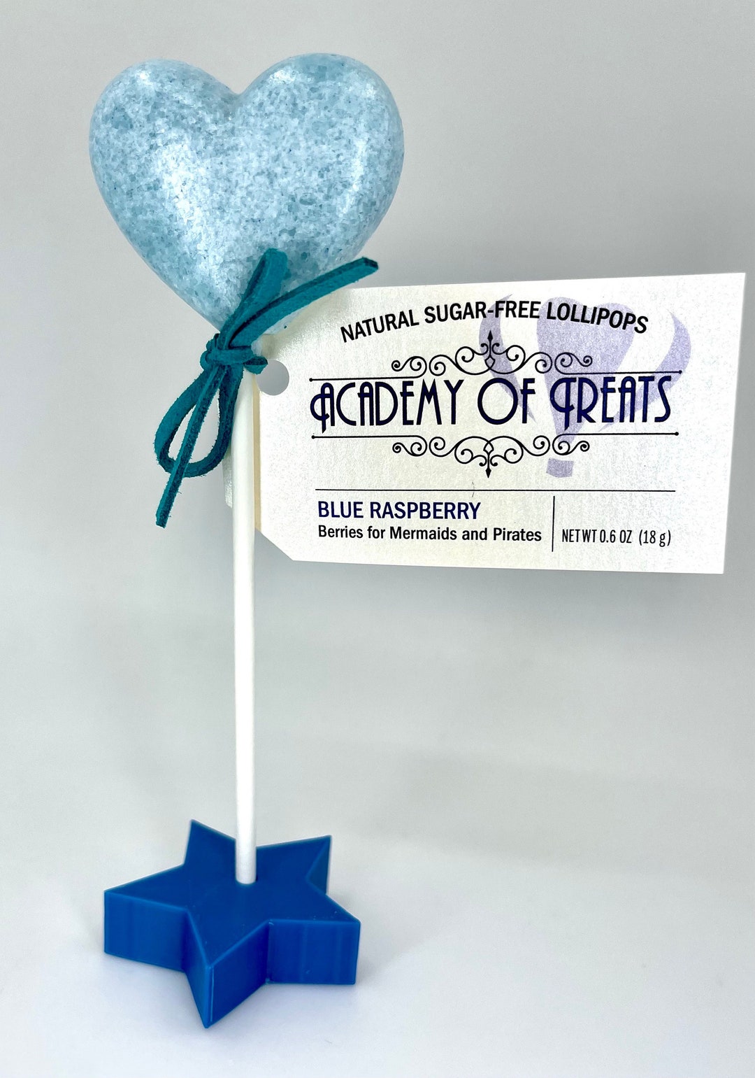BLUE RASPBERRY LOLLIPOP: Sugar-free Lollipops. Healthy Kids Candy ...
