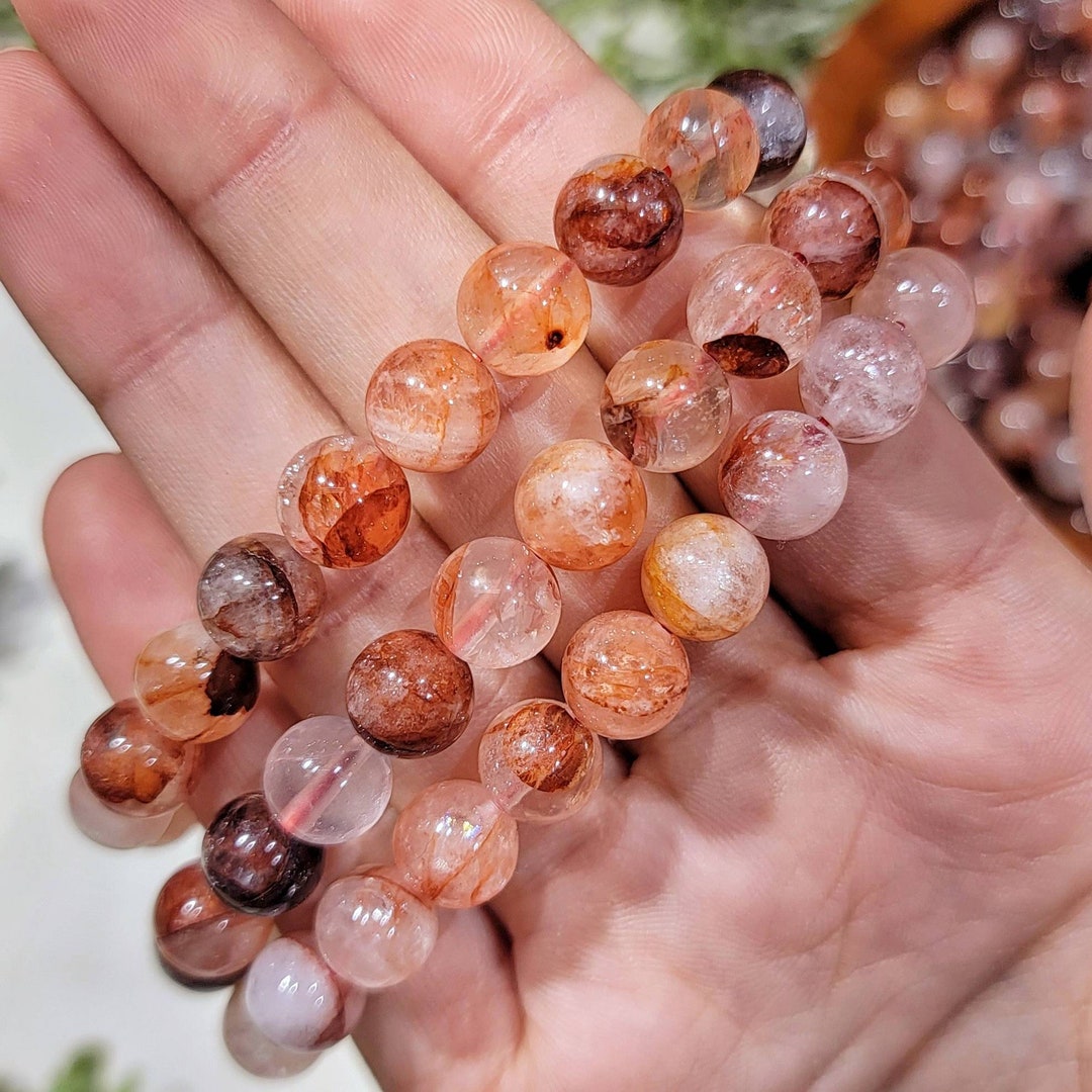 Fire Quartz Bracelet - Root, Sacral, and Solar Plexus Chakra - No. 766 ...
