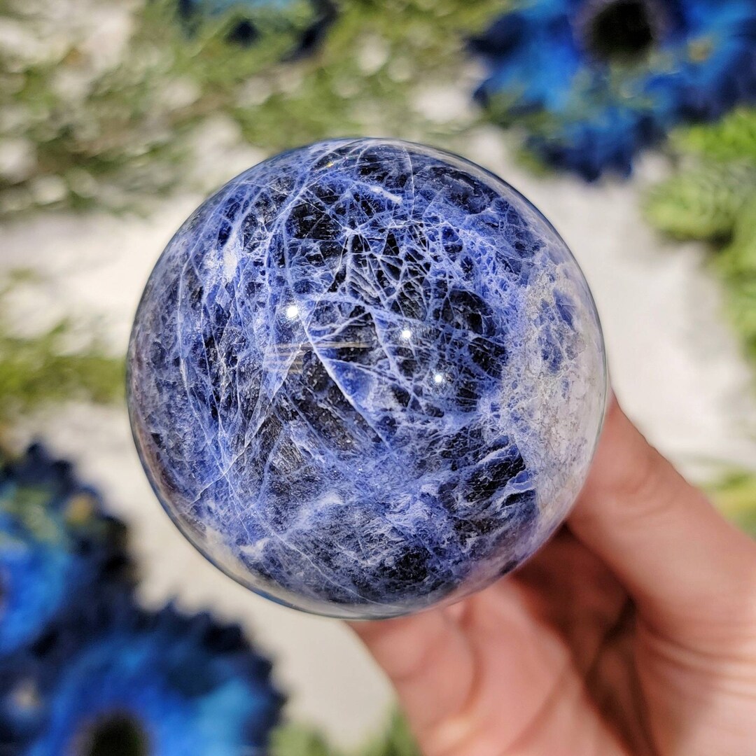 Brazilian Sodalite Sphere 10 - Etsy