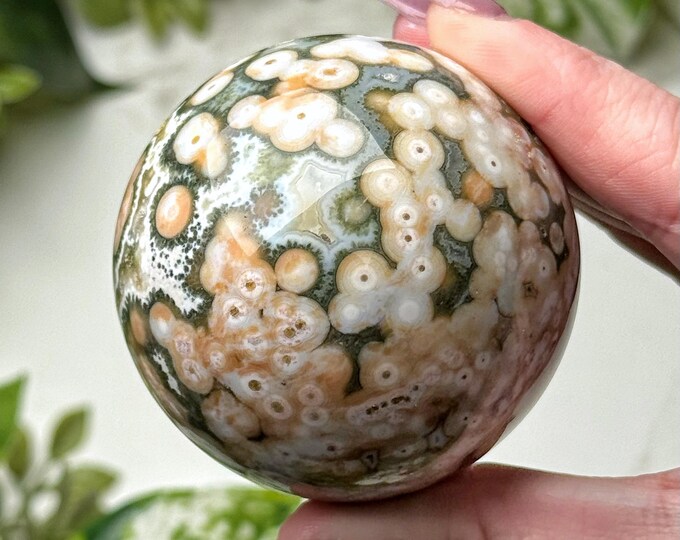Druzy Ocean Jasper Sphere - #1 - Etsy