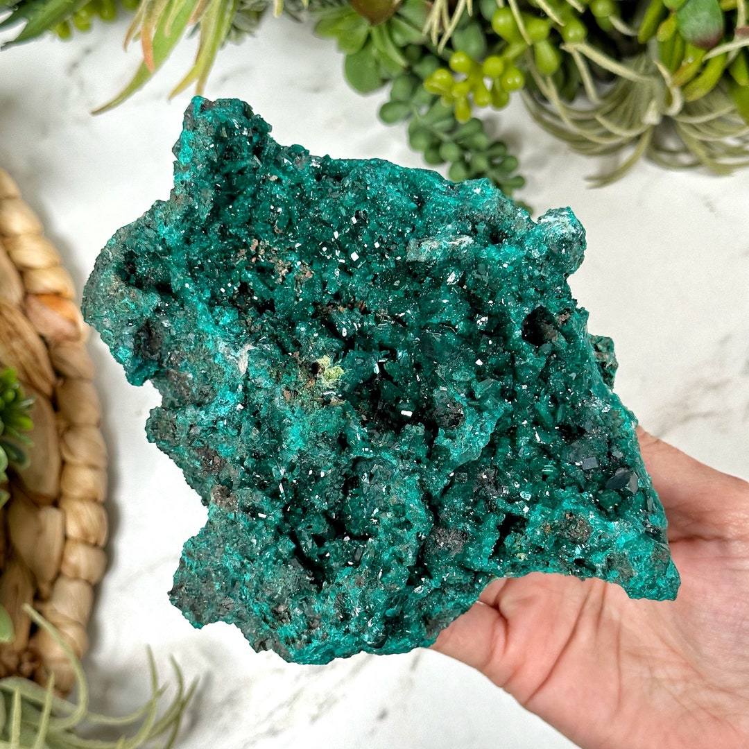 RARE Sparkly Raw Dioptase Specimen - #2 - Etsy