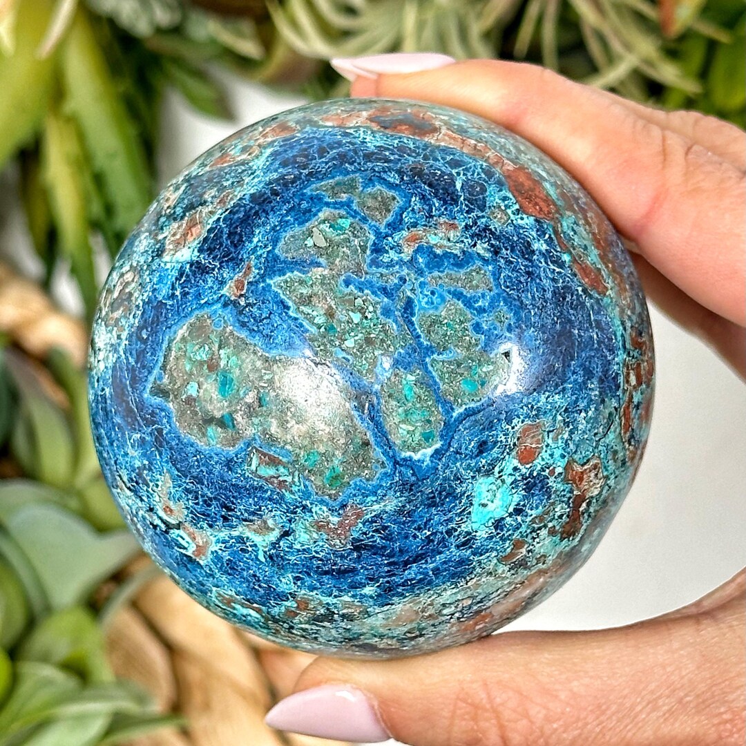 High Quality Shattuckite Sphere - #1 - Etsy