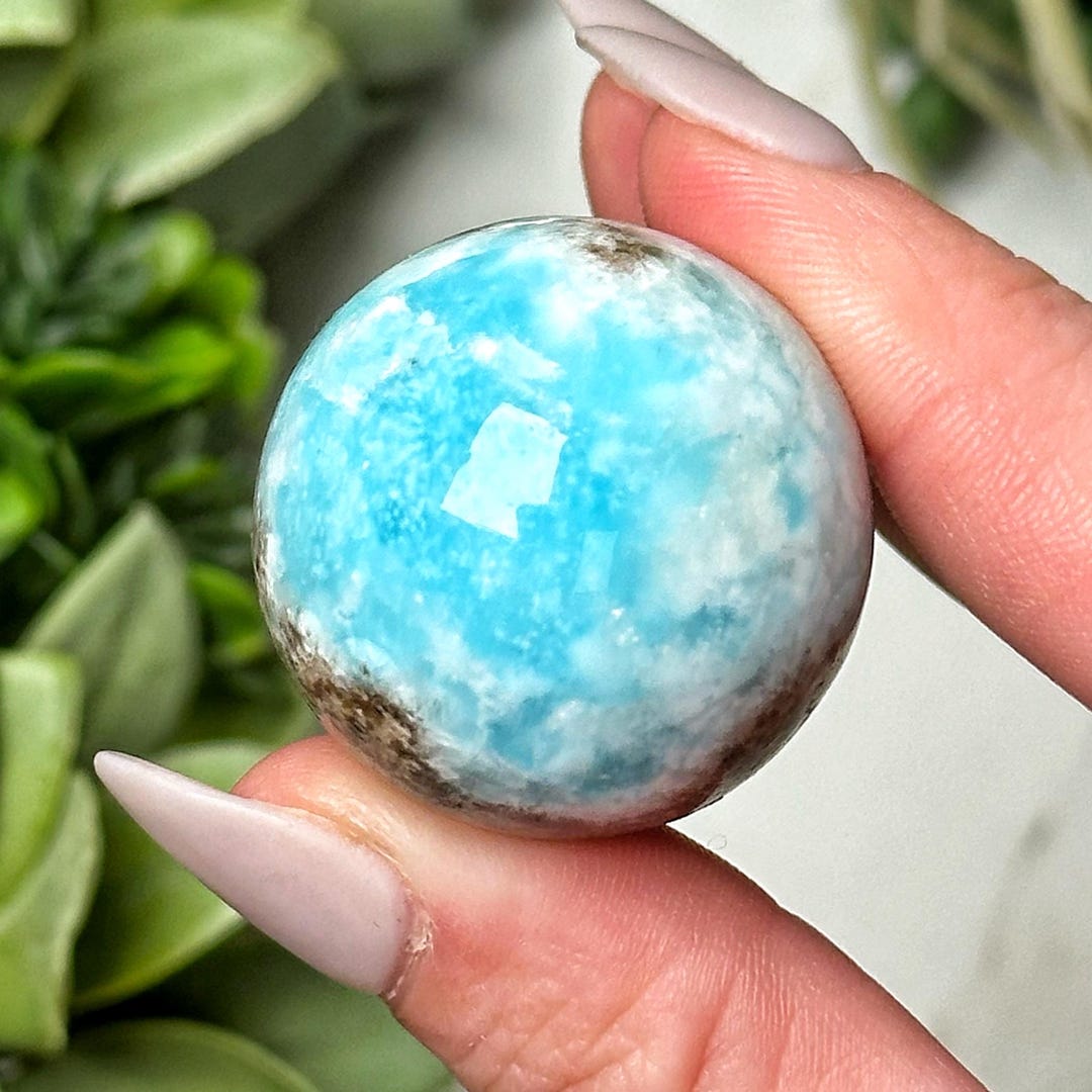 Rare Blue Hemimorphite Sphere - #3 - Etsy