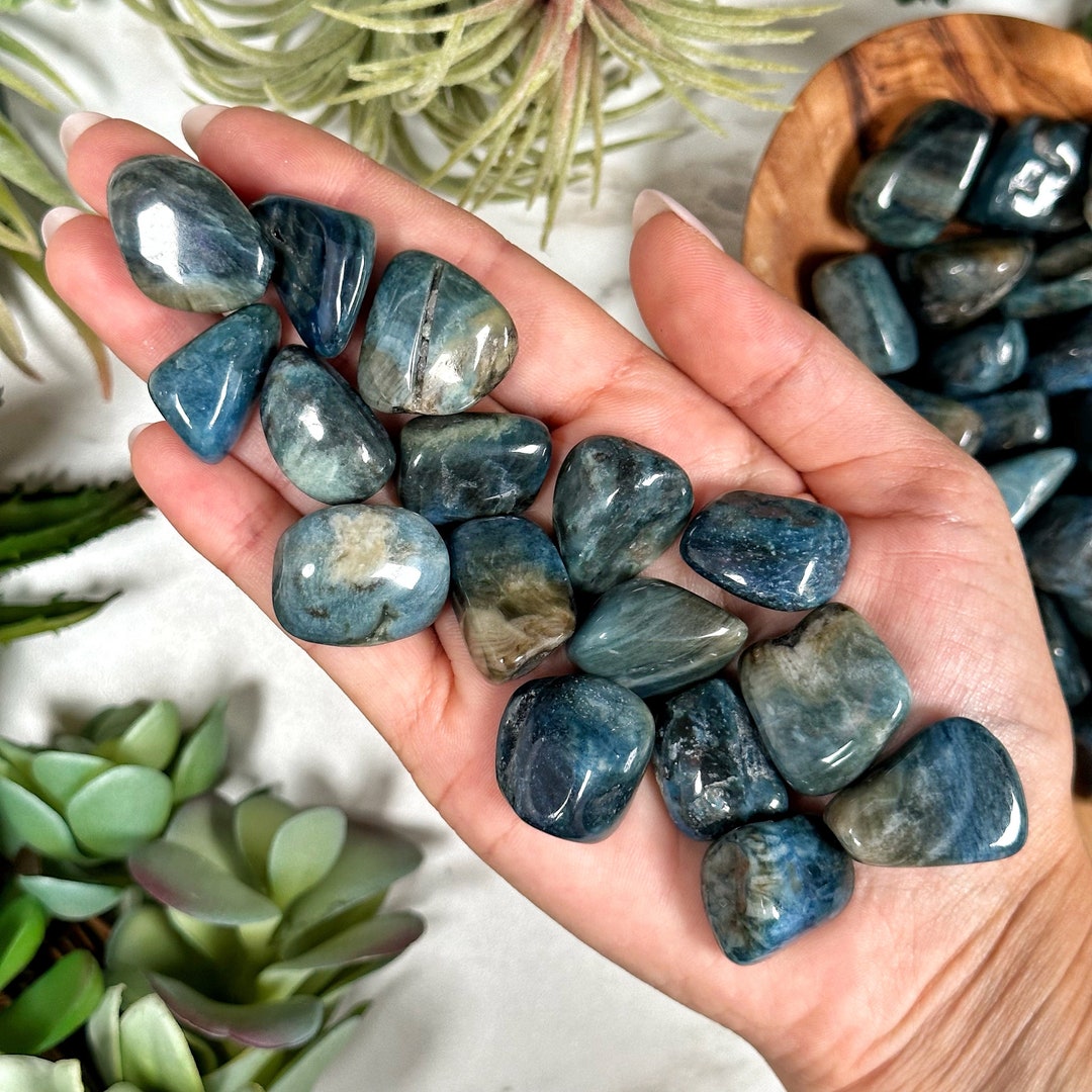 RARE Dianite Blue Jade Tumble Third-eye Chakra No. 420 - Etsy