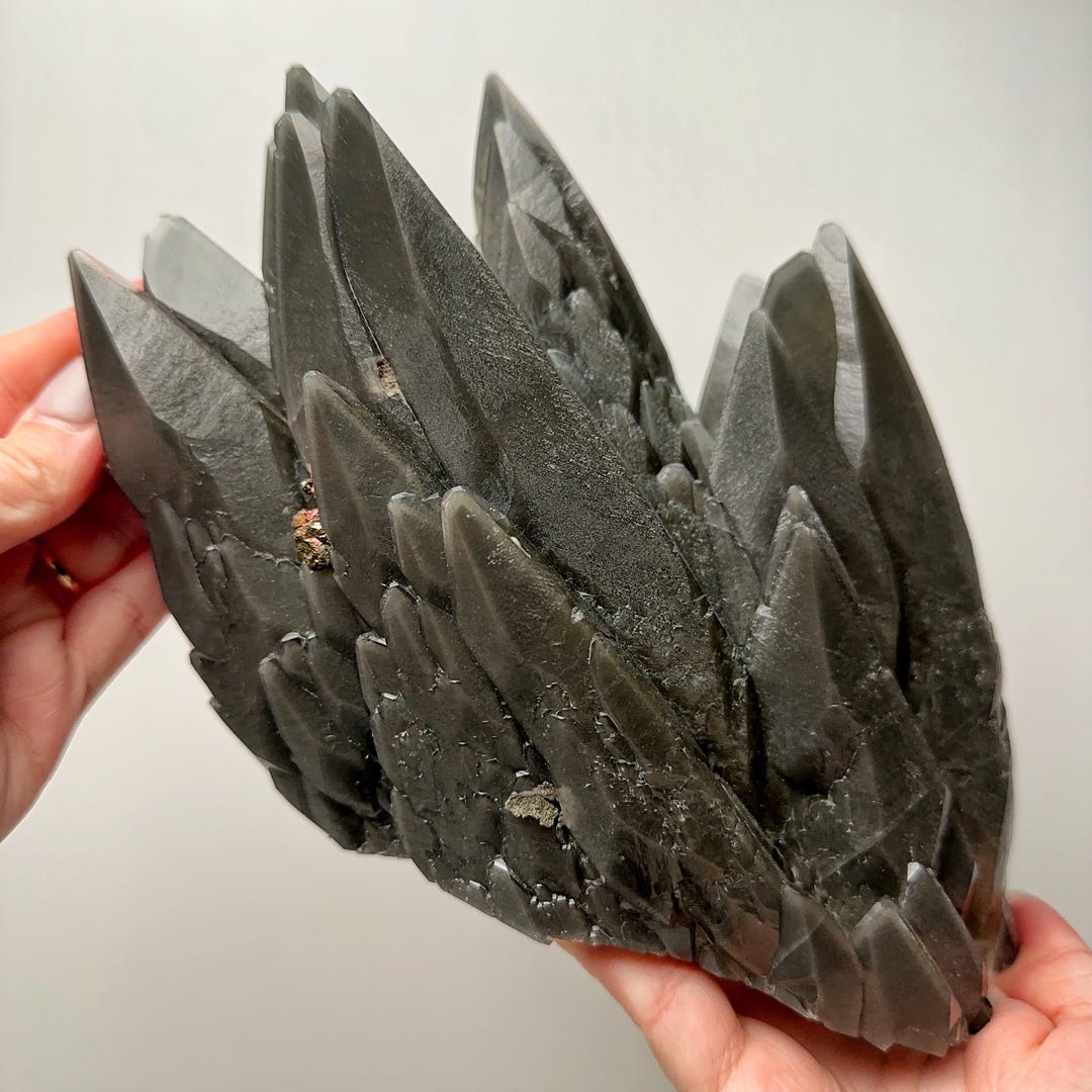 Dragon Scale Calcite | 2948g | - #S16 (raw Green Crystal Specimen, Root ...