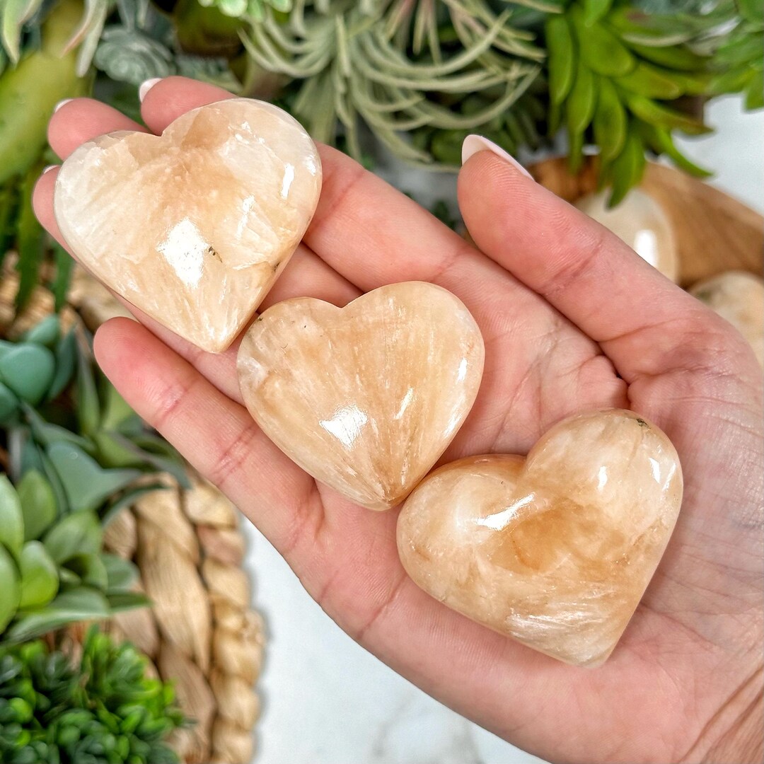 Stilbite Heart - Crown Chakra - No. 212 - Etsy