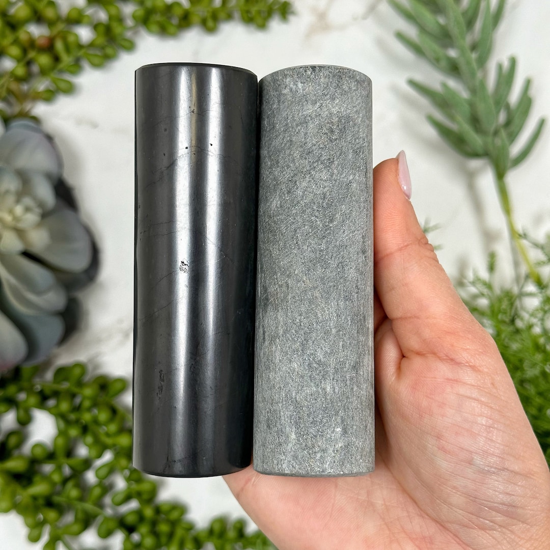 Level 1 (4" Style 1) Shungite Harmonizers - Shungite and Steatite ...