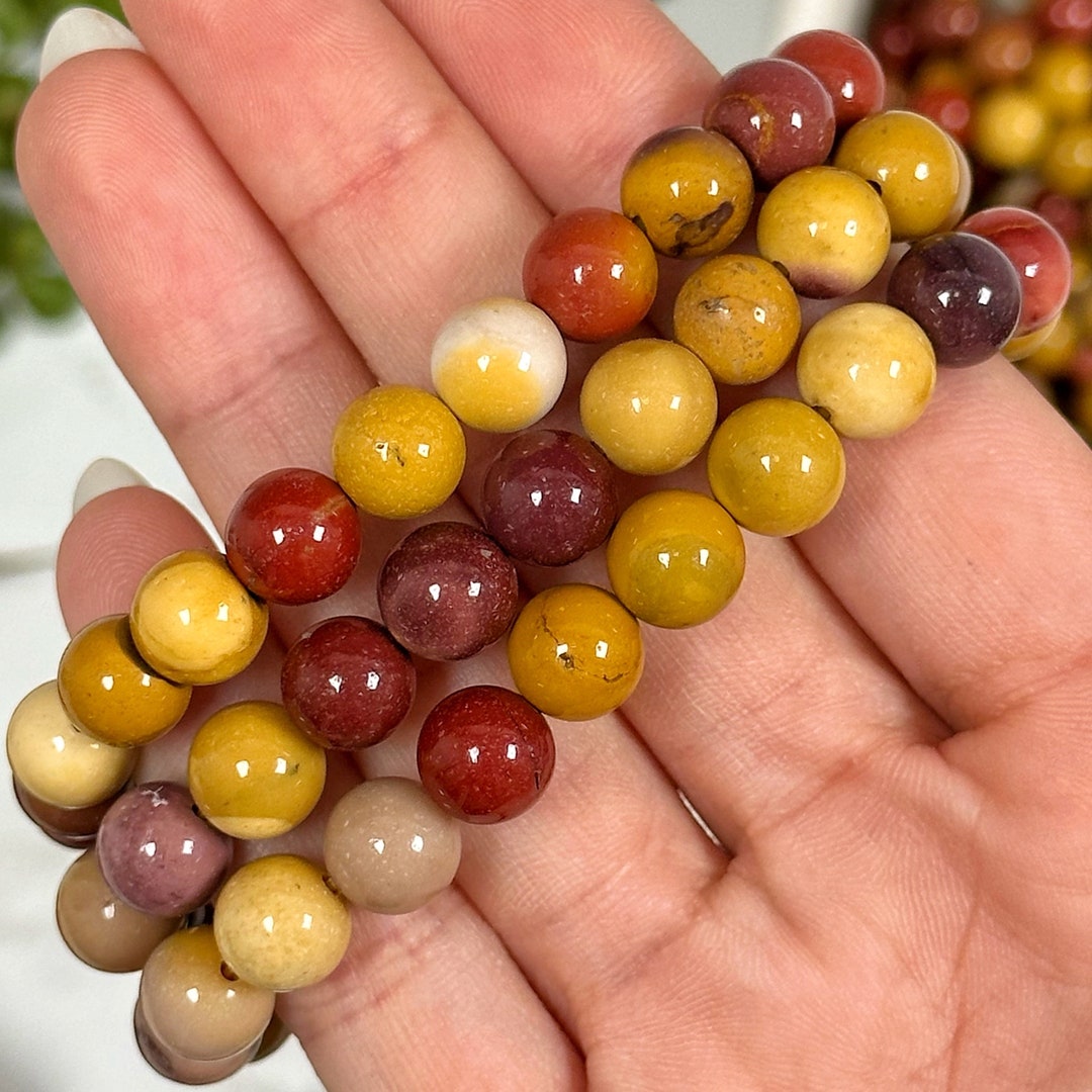 Mookaite Jasper Bracelet - Root, Sacral, and Solar Plexus Chakra - No ...