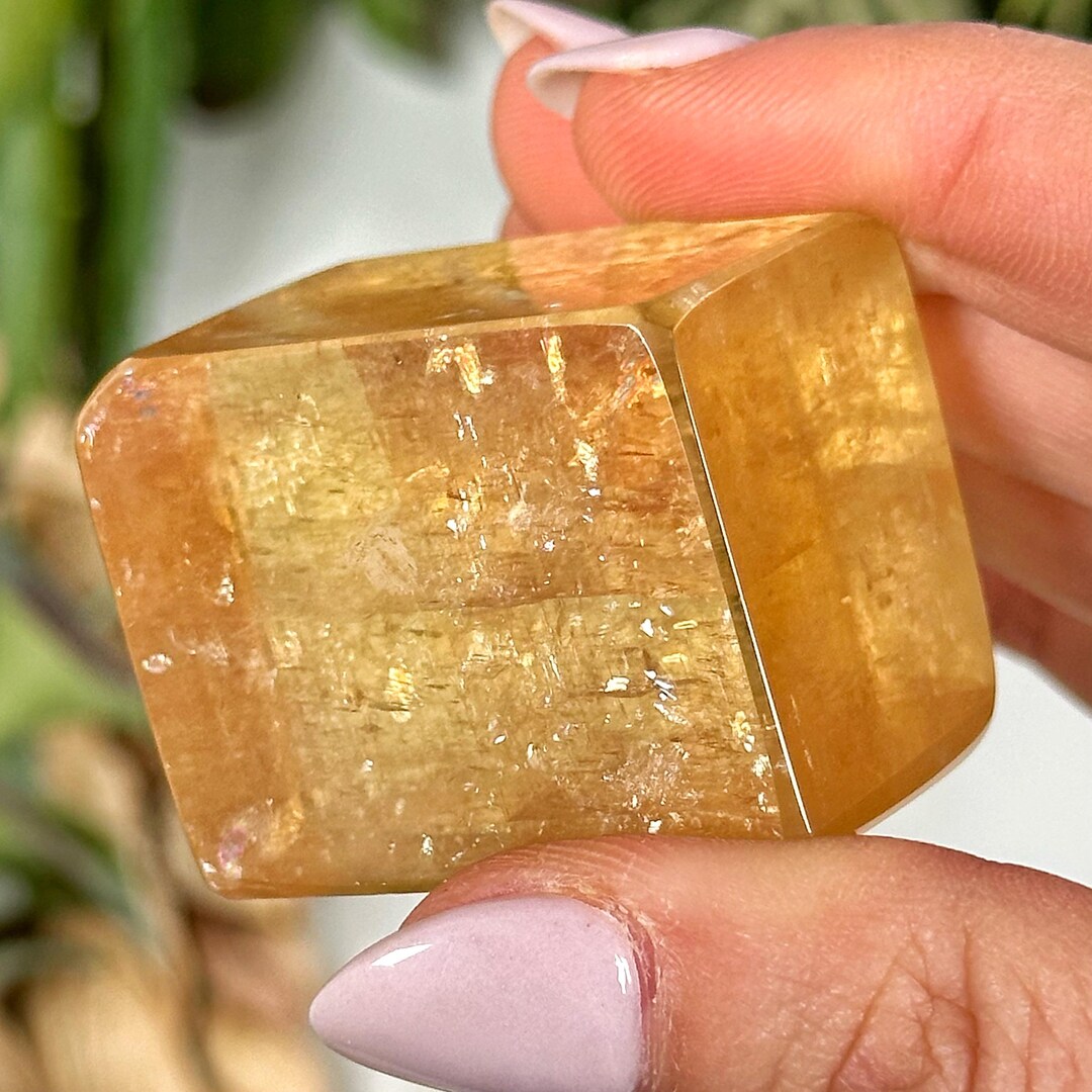 Golden Optical Calcite Freeform 10 - Etsy