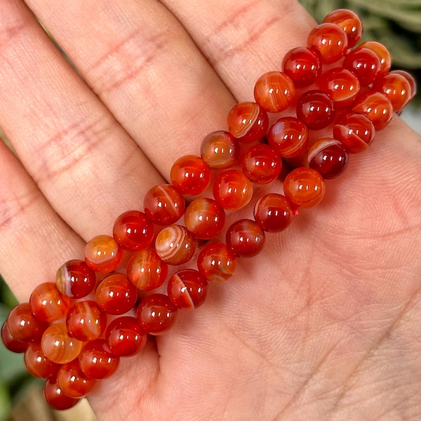 Carnelian Bracelet - Etsy