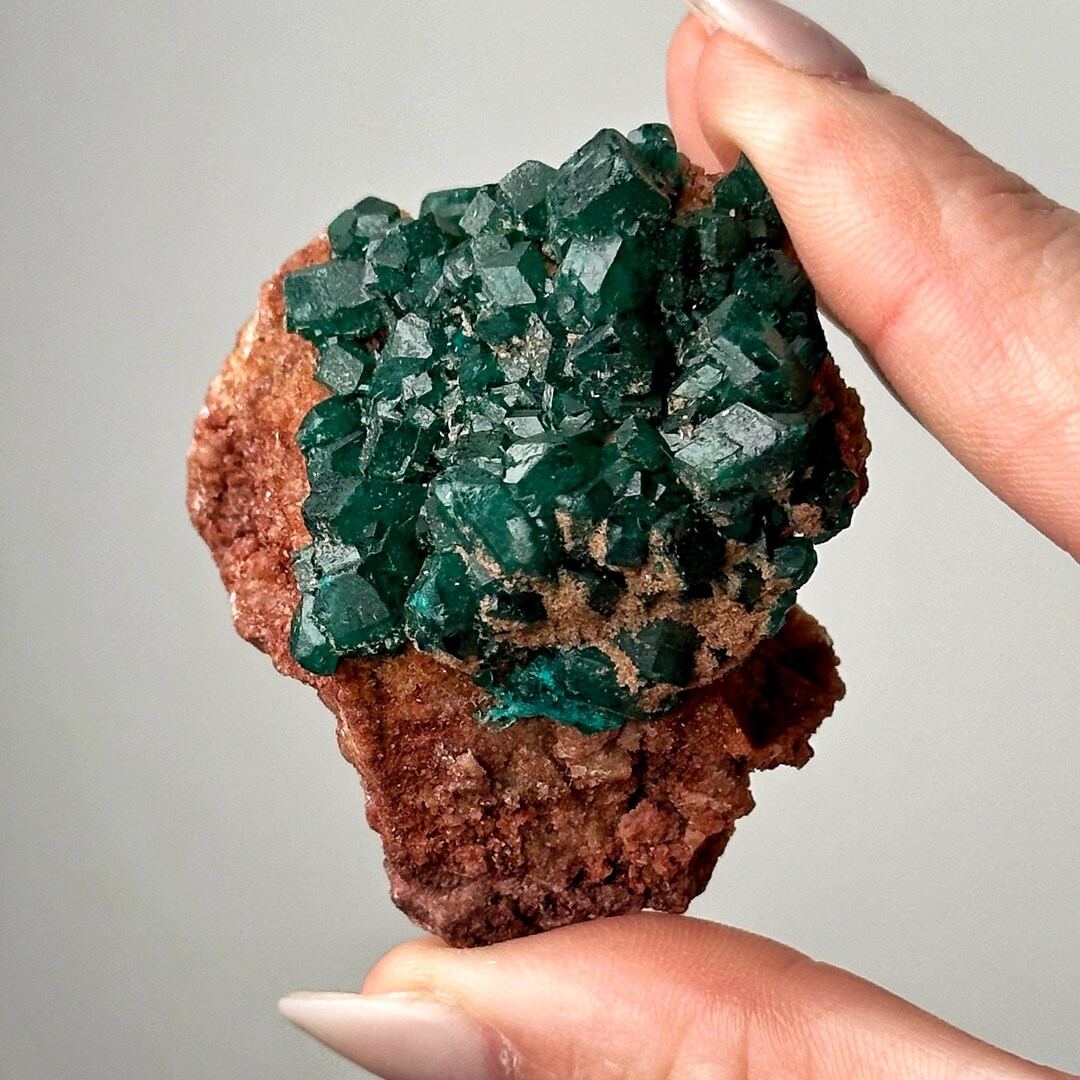 Dioptase | 49g | - #9 (raw Green Crystal Specimen, Heart Chakra ...
