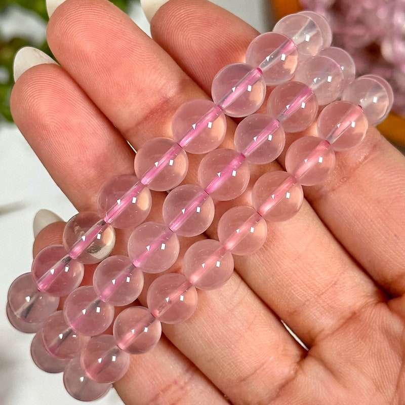 Rose Quartz Bracelet - Etsy