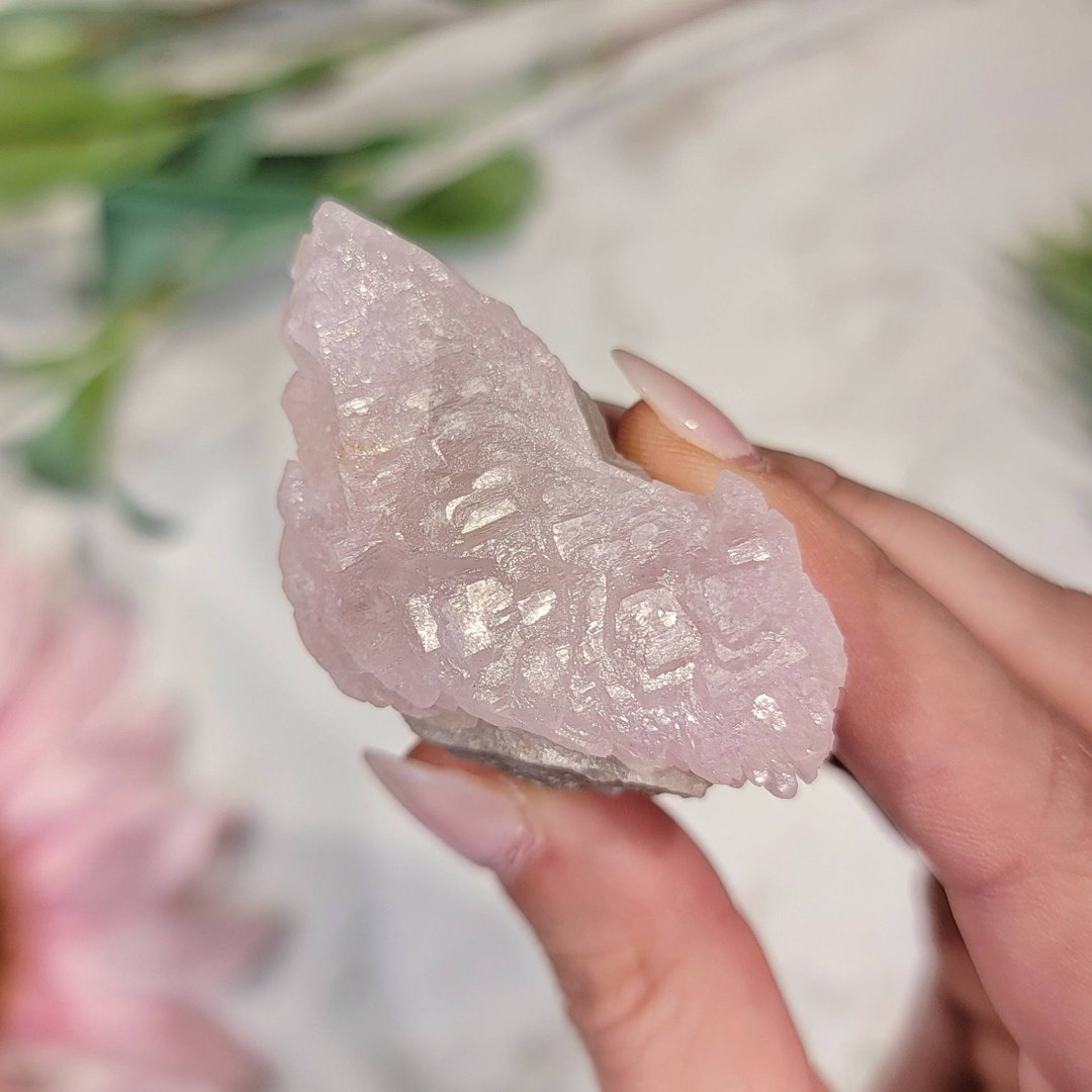 RARE High Quality Crystalized Rose Quartz - #1 - Etsy