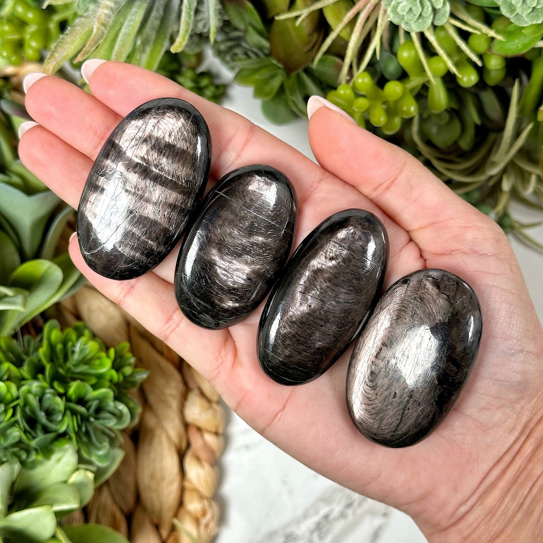 Hypersthene Palmstone - Root Chakra - No. 147 - Etsy