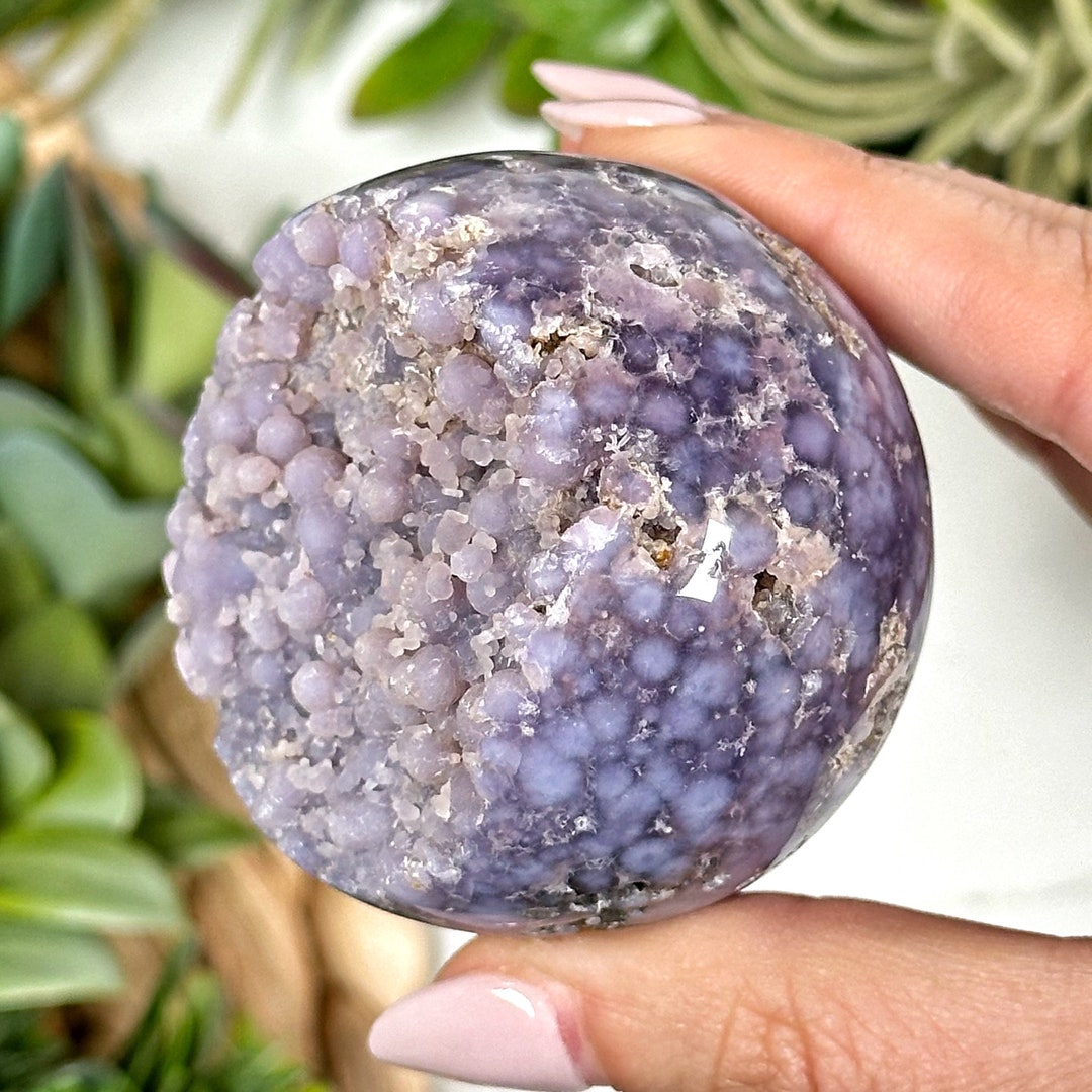 Grape Agate Sphere 5 - Etsy