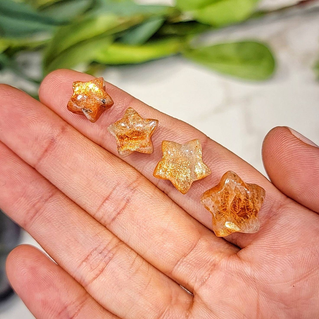 Mini Sunstone Stars High Quality Sacral Chakra No. 931 - Etsy